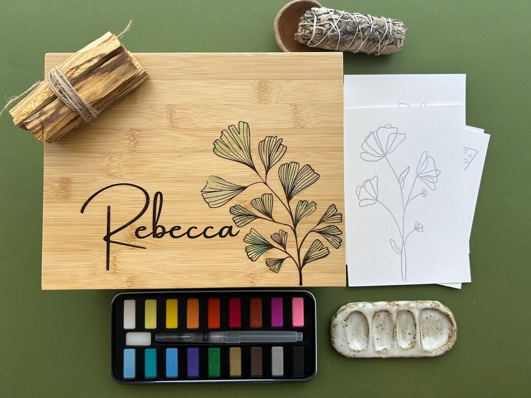 Customized Keepsake Art Box With Watercolor Set- Great Creative Gift ...