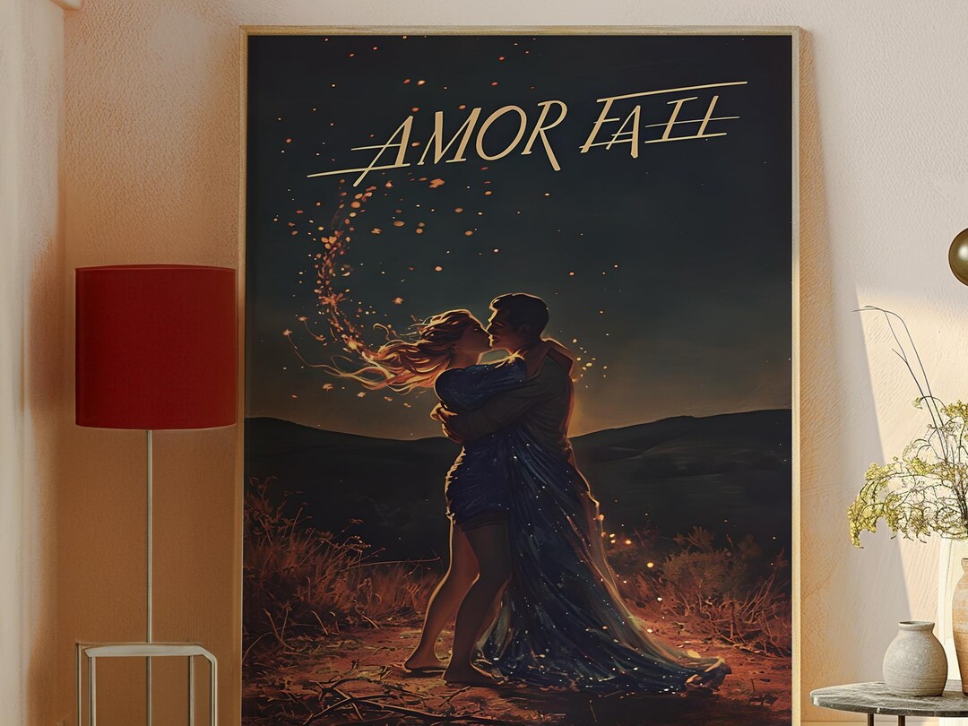 Amor Fati Poster - Romantic Motivational Wall Art - Embrace Fate Print ...
