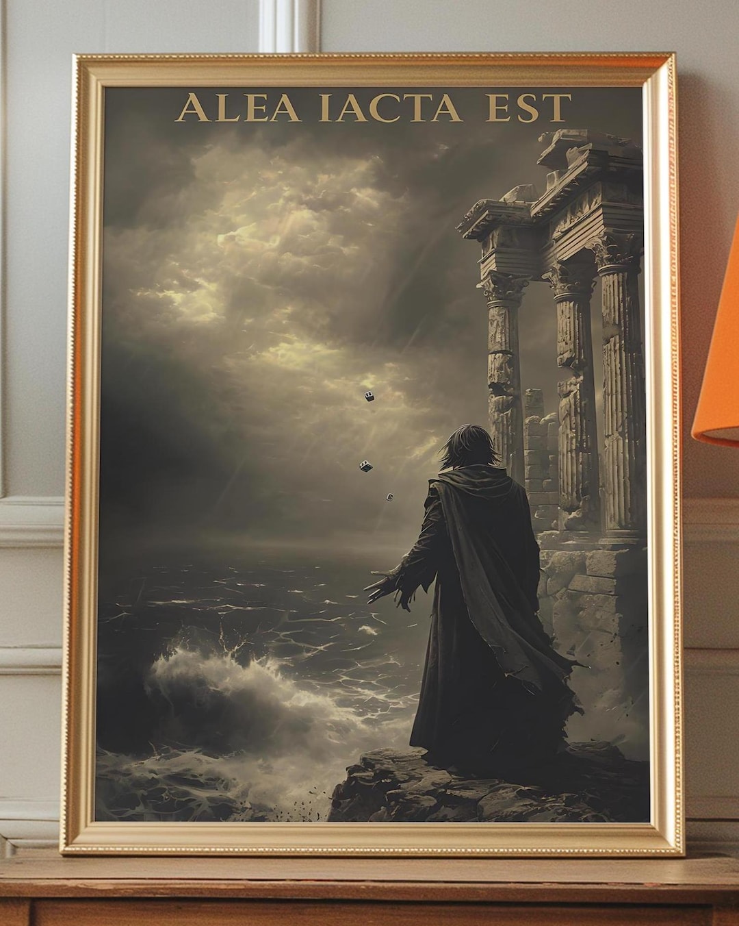 Alea Iacta Est Print – Stoic Philosophy, Roman Ruins (digital Download ...