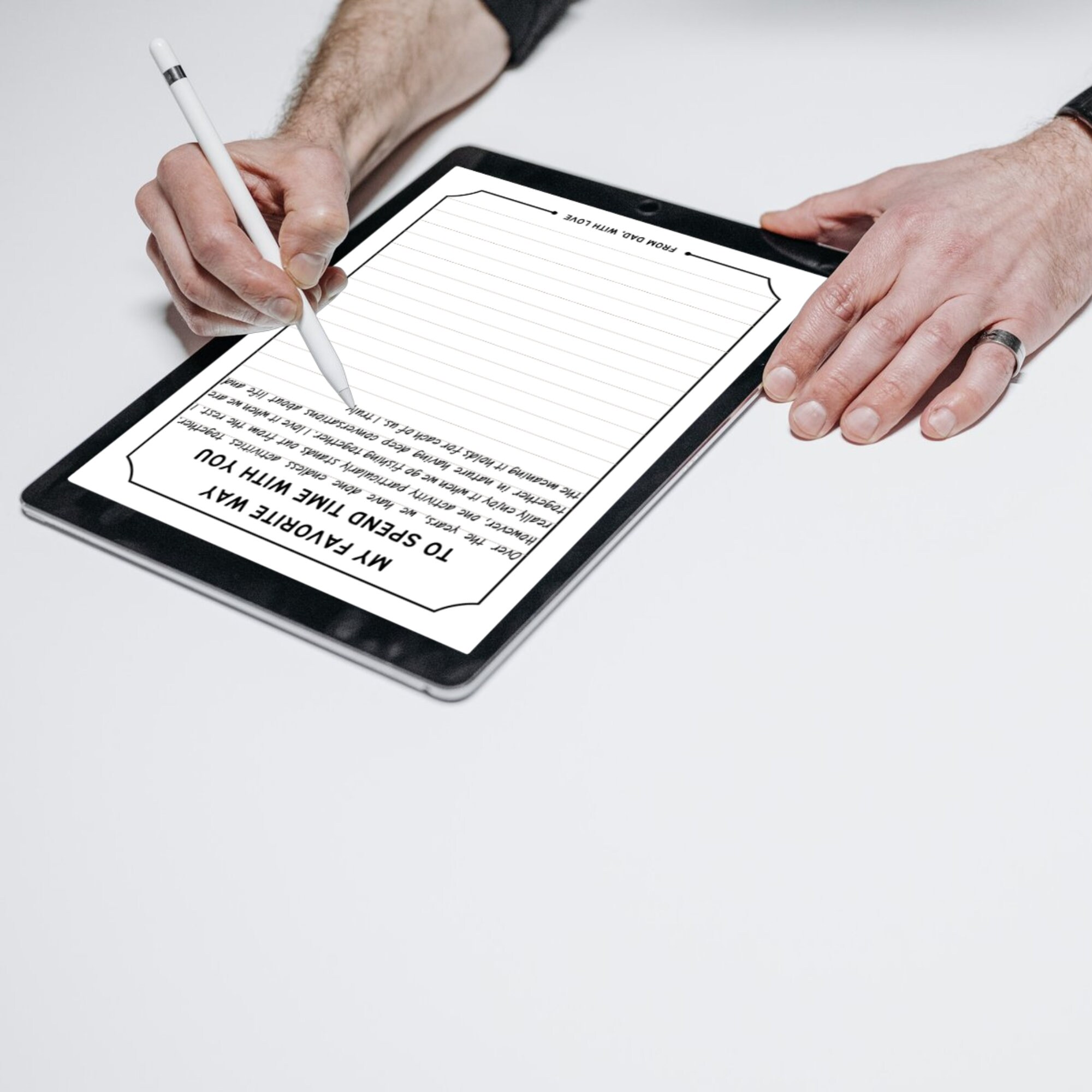 Printable Father's Legacy Journal | Thoughtful Father's Day Gift Idea ...