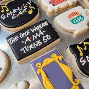 FRIENDS Themed Custom Cookies - Etsy