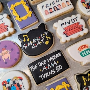 FRIENDS Themed Custom Cookies - Etsy