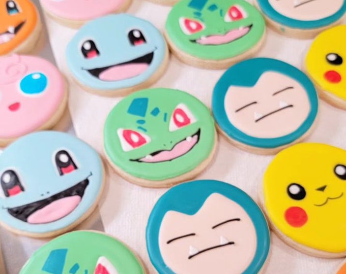 Catch Em All Cookies, Gotta Catch Em All, Pokeball Cookies, Pikachu ...