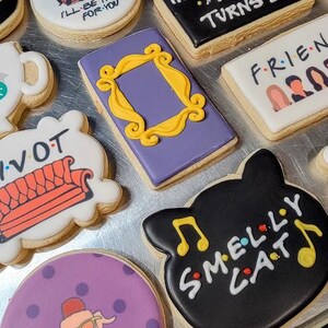 FRIENDS Themed Custom Cookies - Etsy
