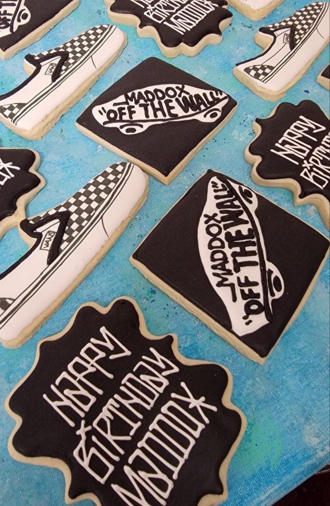 Skater Theme Custom Cookies - Etsy