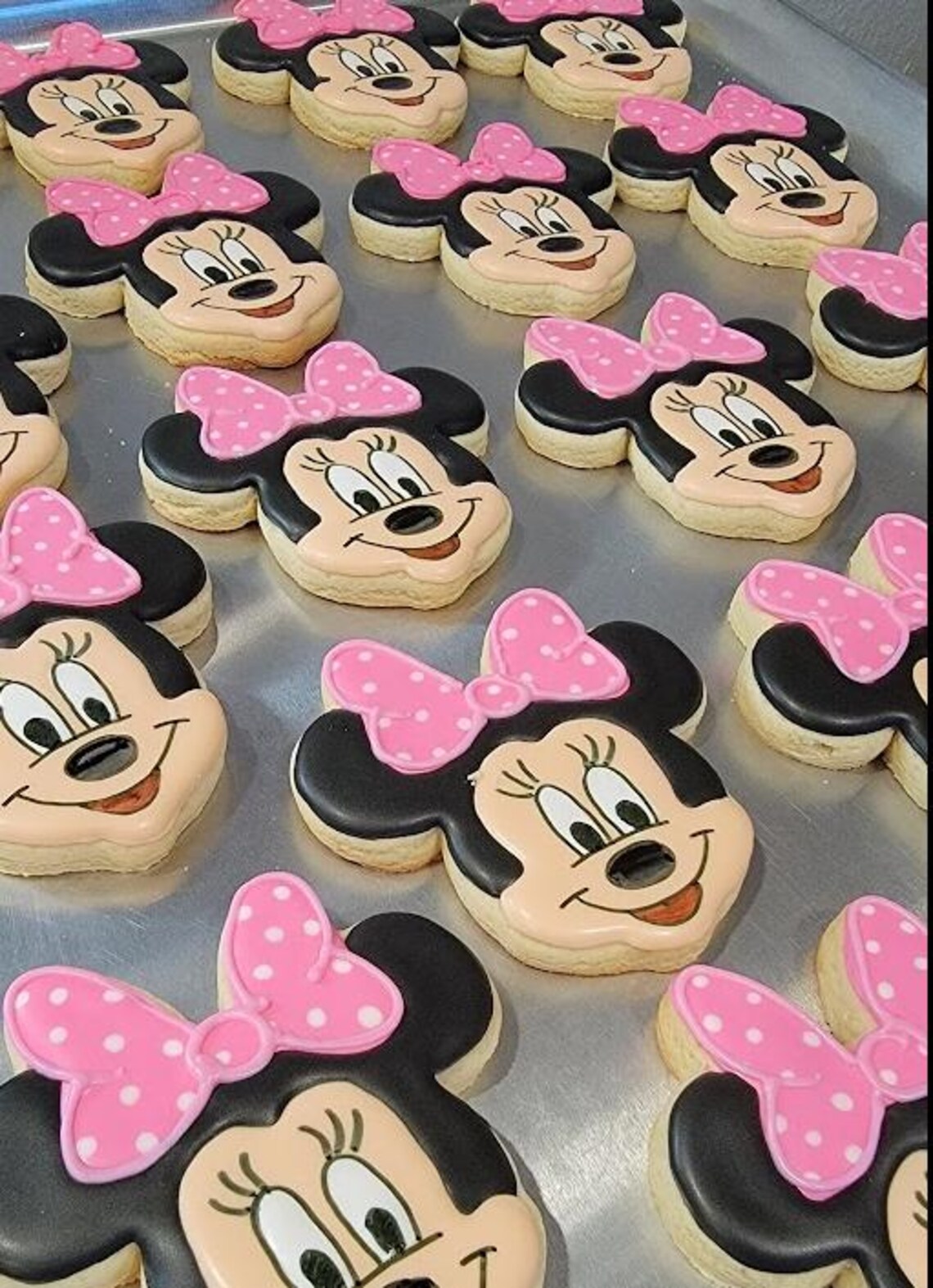Minnie Mouse Cookies - Etsy