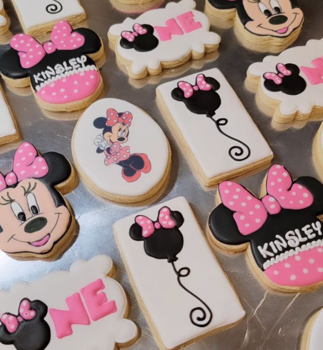 Minnie Mouse Cookies - Etsy
