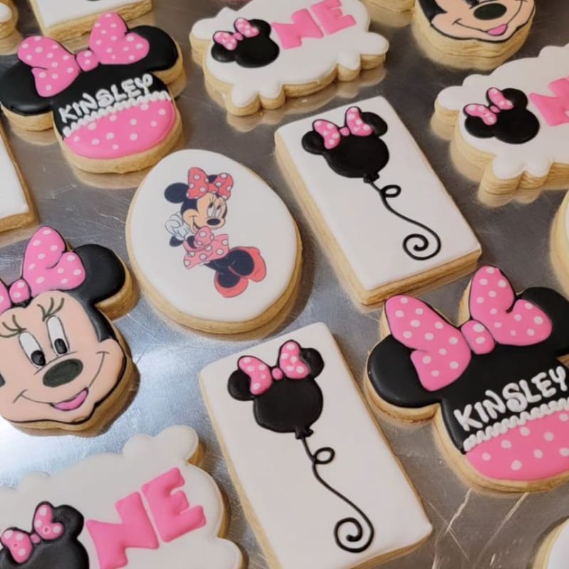 Minnie Mouse Cookie - Etsy