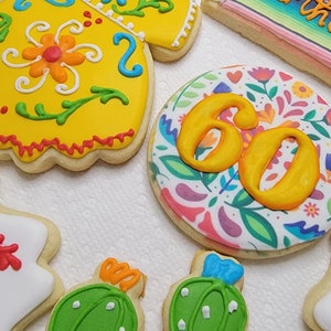 Fiesta Theme Cookies - Etsy