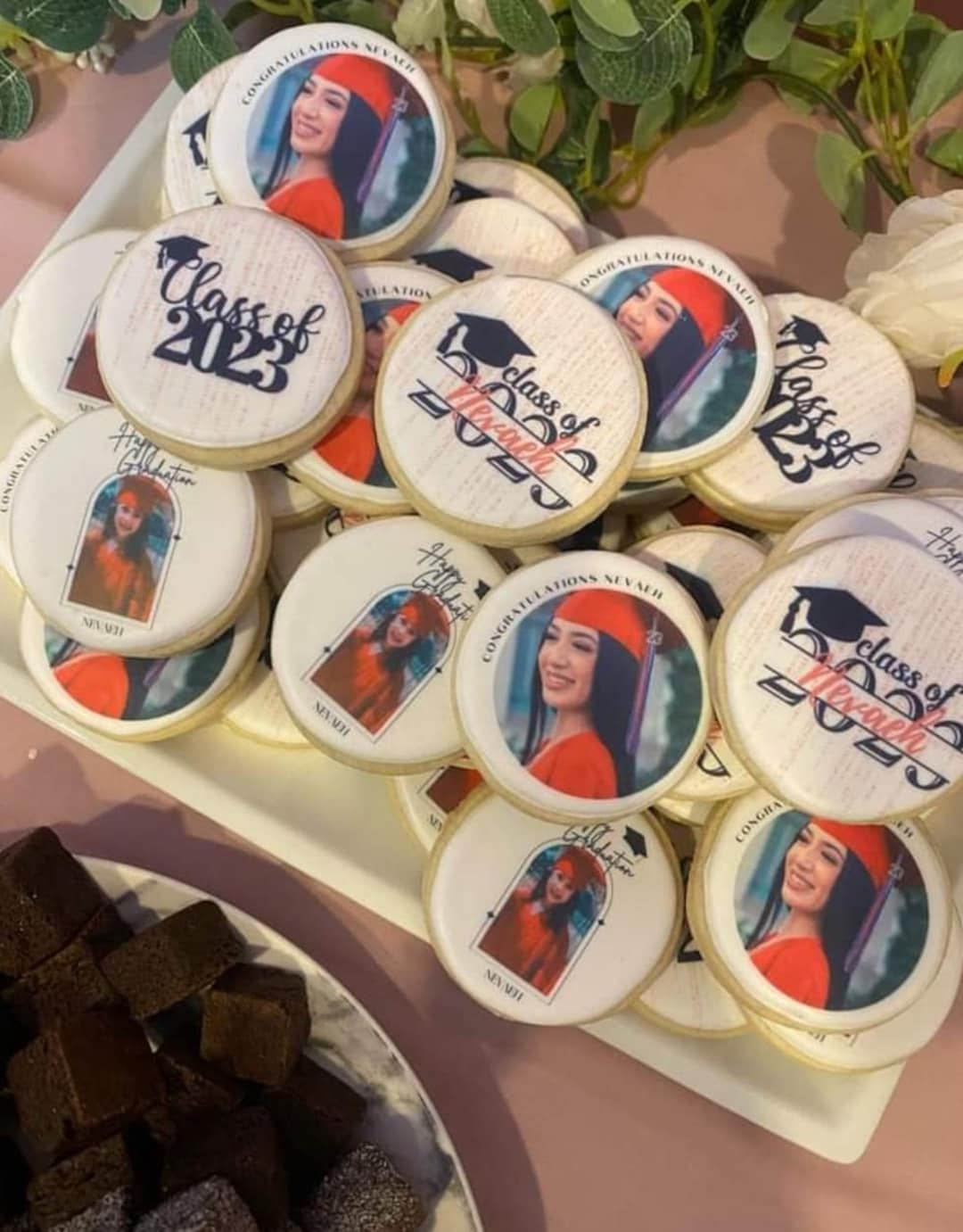 2 Dozen Mini Edible Photo Cookies Graduation - Etsy