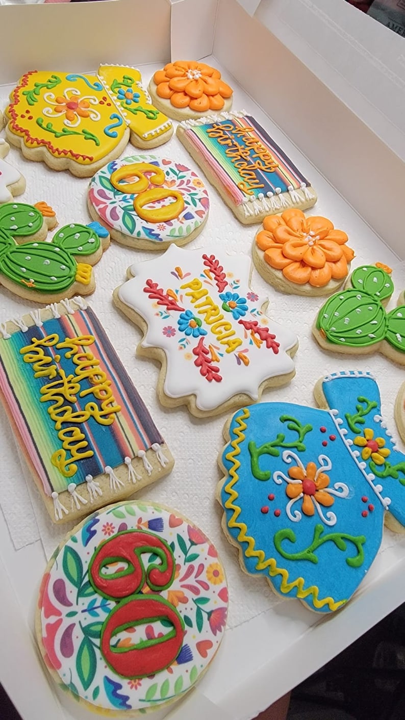 Fiesta Theme Cookies - Etsy