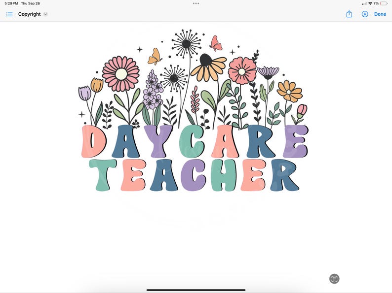 Daycare Teacher File Png Pre School Flowers - Etsy