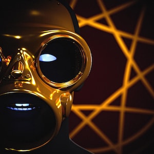 Sid Wilson Golden Gas Mask, Slipknot DJ /STL FILE for Printing - Etsy