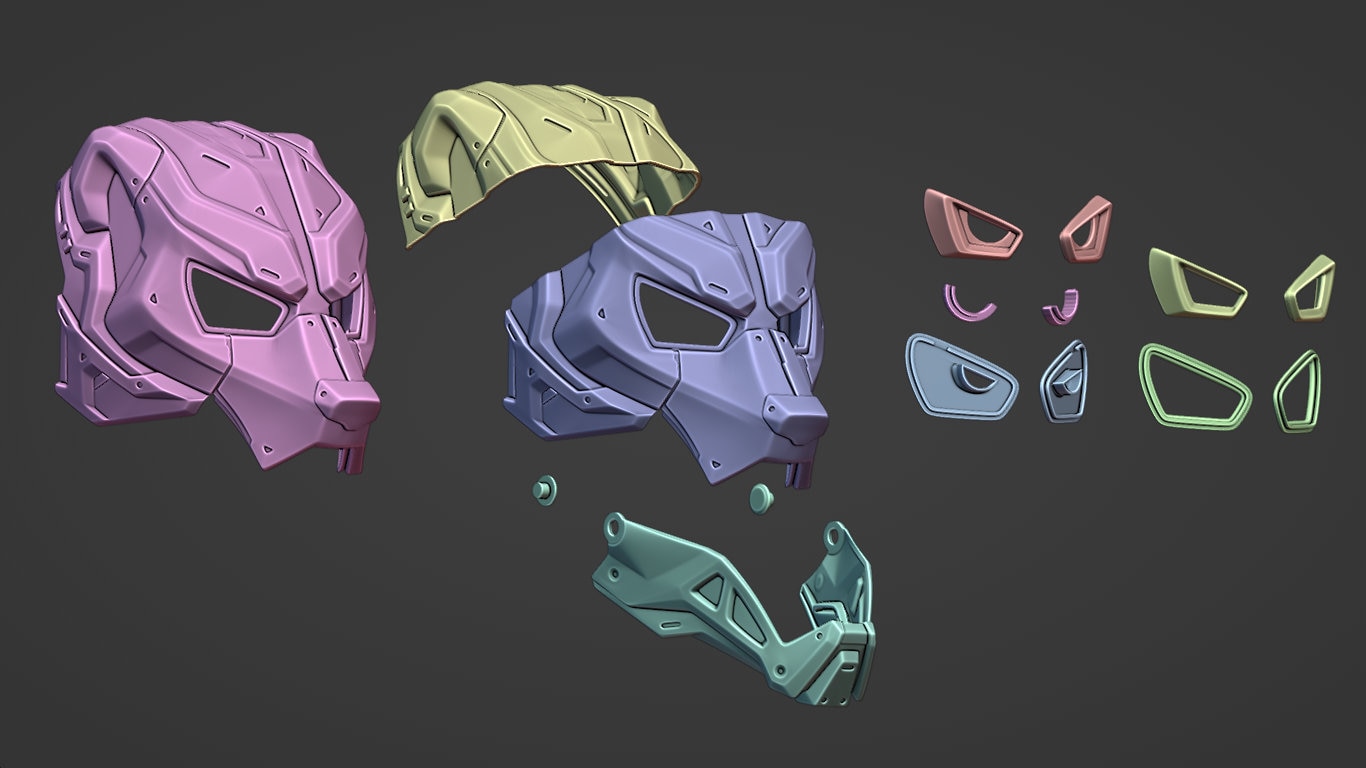 Evo Bear- Cosplay Sci-fi Mask / STL FILE for Printing - Etsy