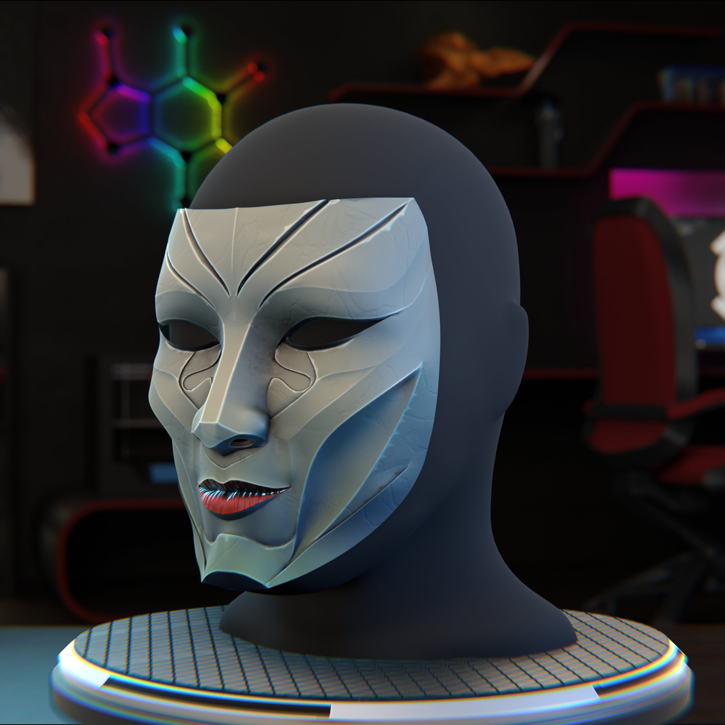 Woman Face Mask / STL FILE for Printing - Etsy