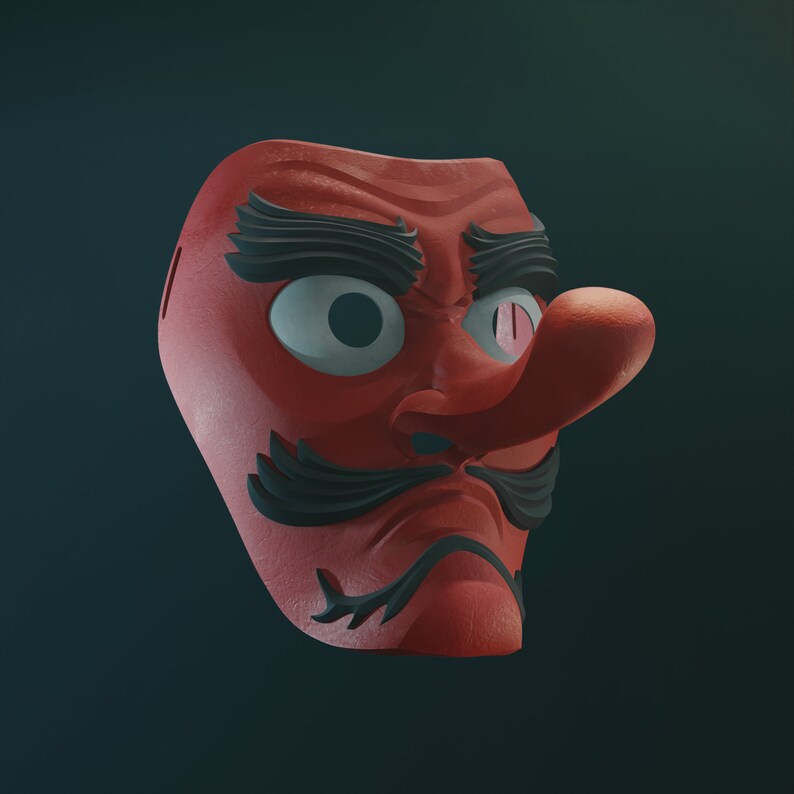 Tengu Mask 3D Printable Model - Etsy
