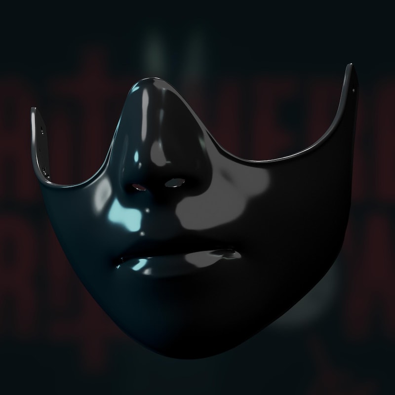 Ghost Face Mask - Etsy