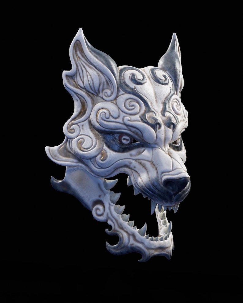 Wukong Grey Wolf Inspired Mask, Black Myth Wukong/ STL FILE for 3D ...