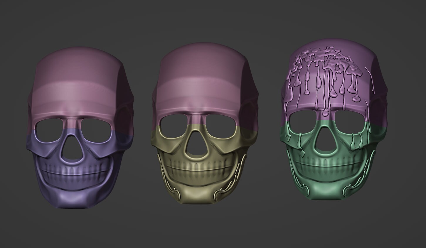 Skull Mask / STL File for Printable - Etsy