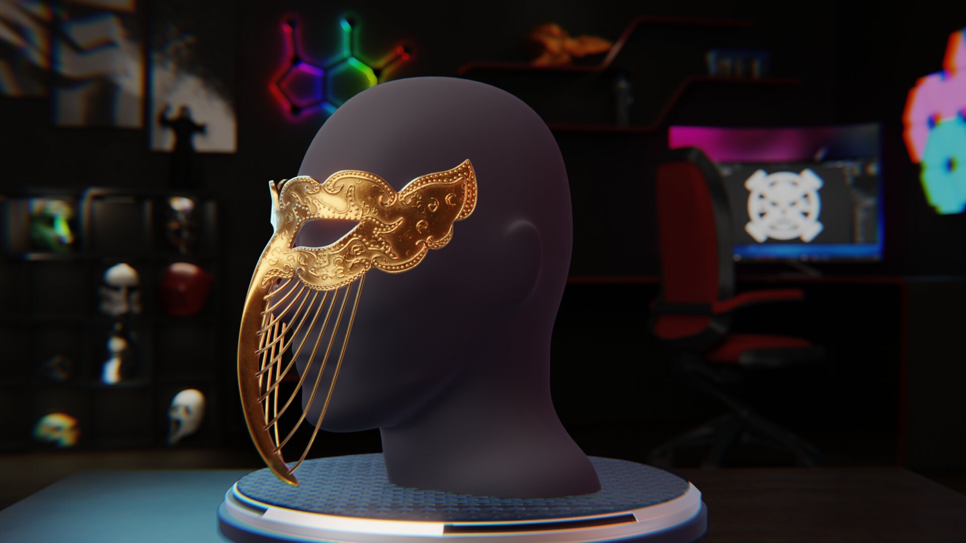 3D Model of Mother Miranda Mask From Resident Evil Village - Etsy