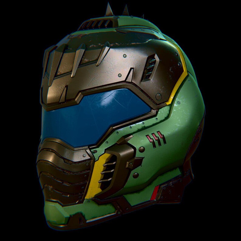 Doomguy Helmet From Doom:the Dark Ages/ STL FILE for PRINTING - Etsy