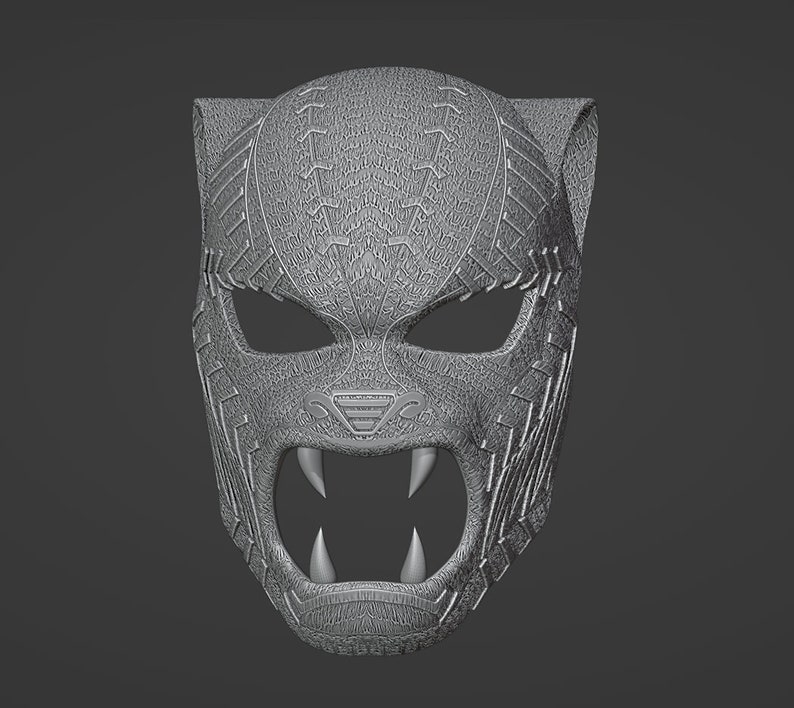 Black Panther Ceremonial Masks /STL 3D File for Printing - Etsy