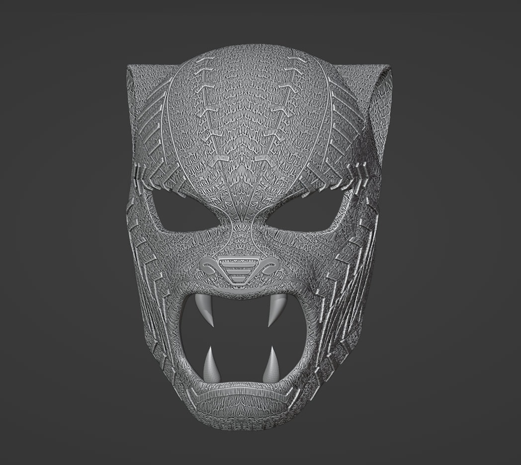 Black Panther Ceremonial Masks /STL 3D File for Printing - Etsy