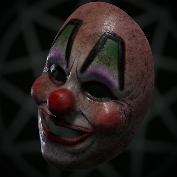 West Germany Clown Mask - Etsy