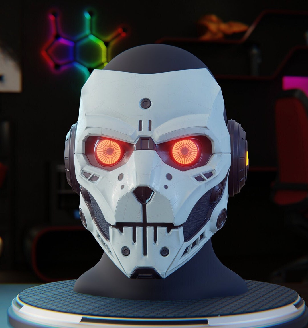 Hi-tech Skull Mask - STL FILE for 3d Printing - Etsy