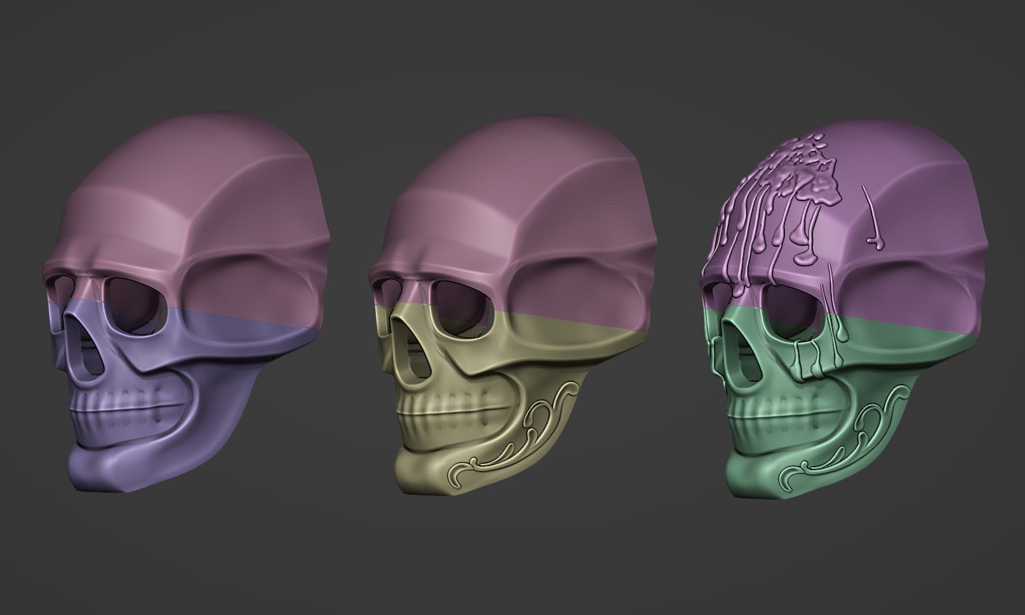 Skull Mask / STL File for Printable - Etsy