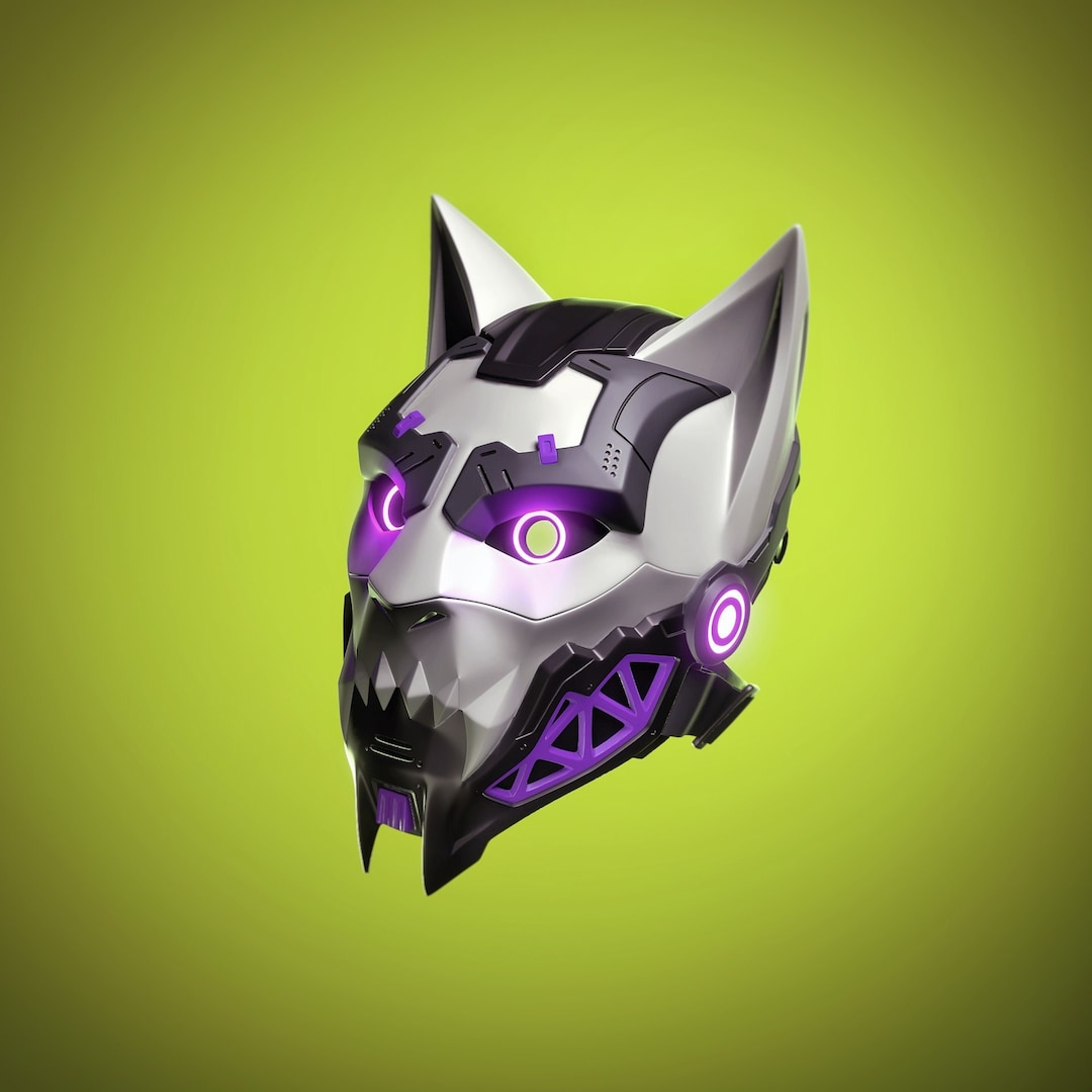 CYBER CAT V2- Cosplay Mask - Digital STL File for 3d-printing - Etsy