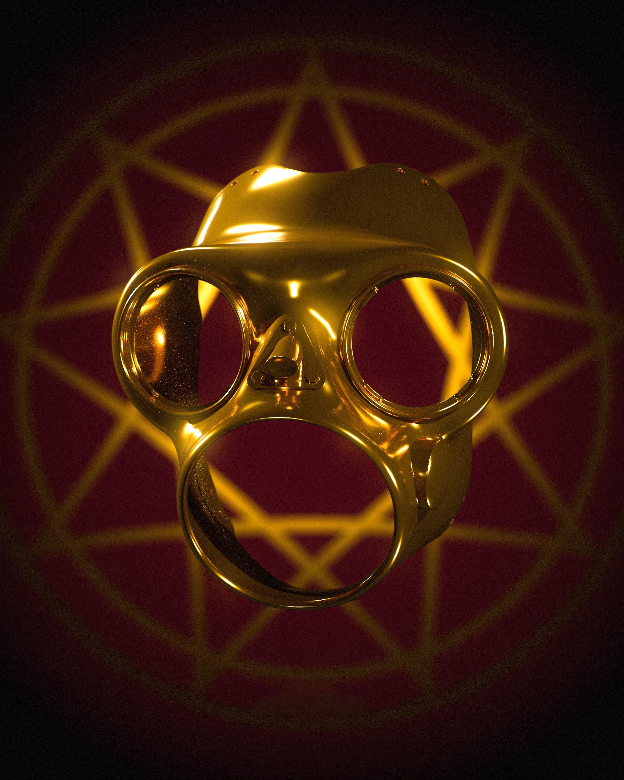 Sid Wilson Golden Gas Mask, Slipknot DJ /STL FILE for Printing - Etsy