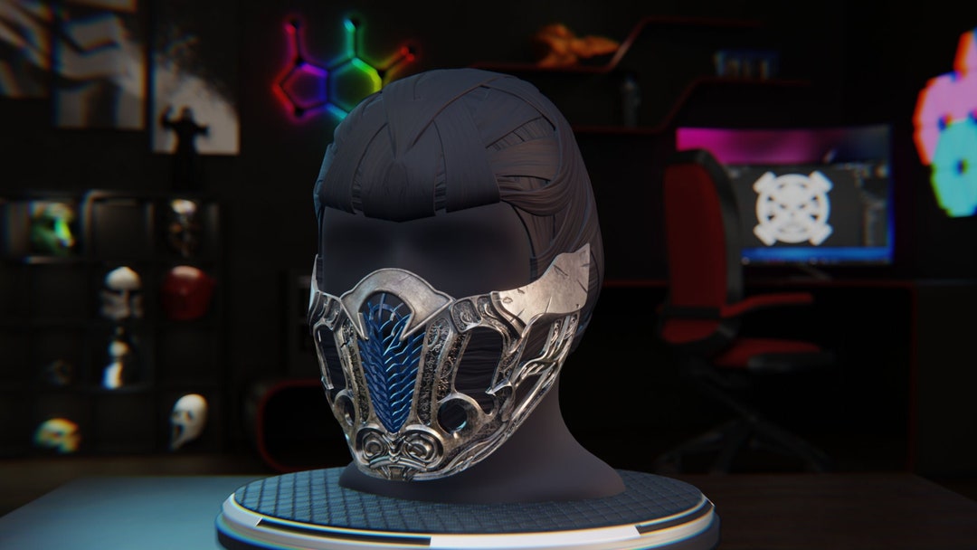 3D File of Sub-zero Mask From Mortal Kombat Movie 2021 - Etsy