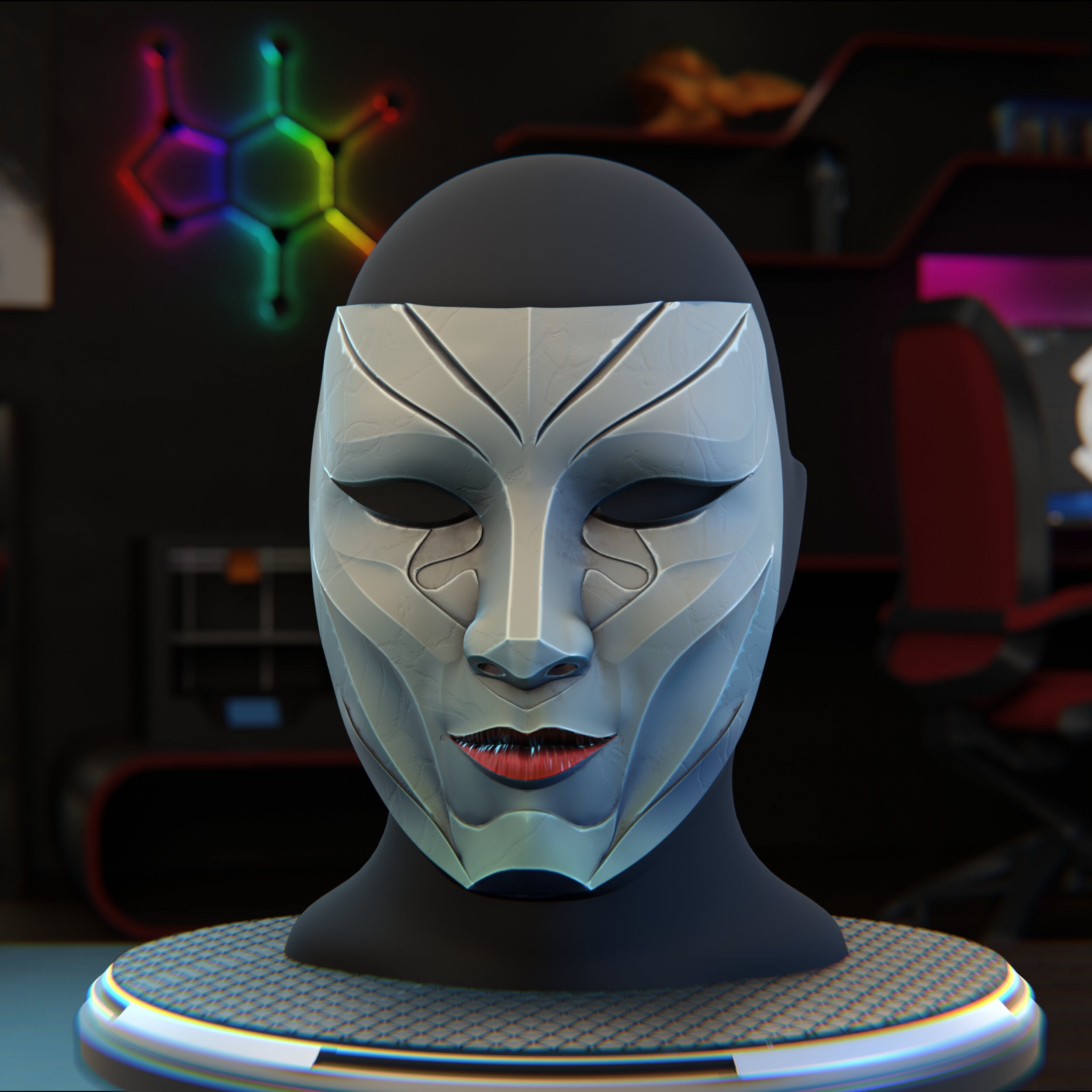 Woman Face Mask / STL FILE for Printing - Etsy