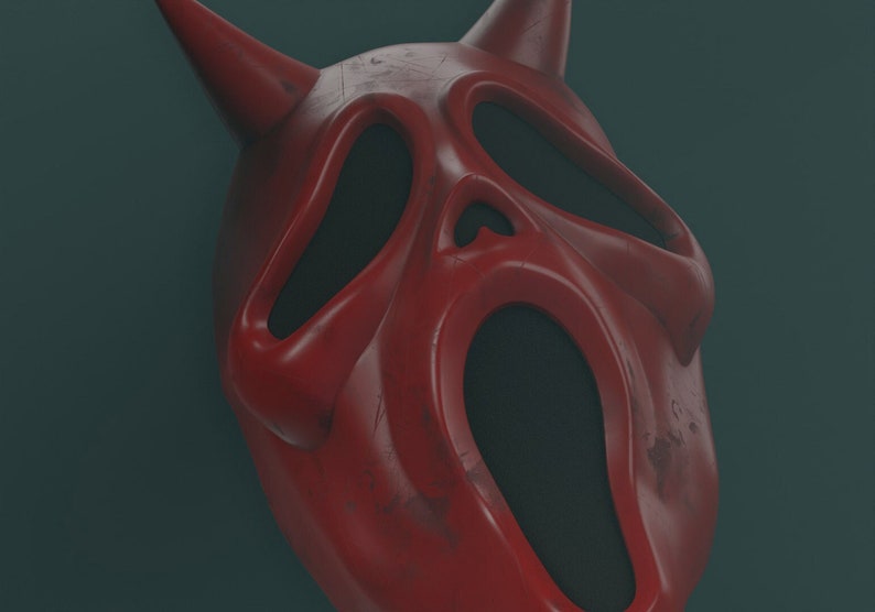 Ghost Face Mask Dbd 3dmodel For Printing Etsy