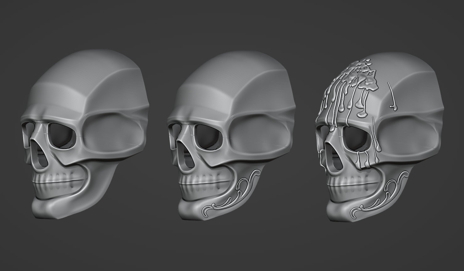 Skull Mask / STL File for Printable - Etsy