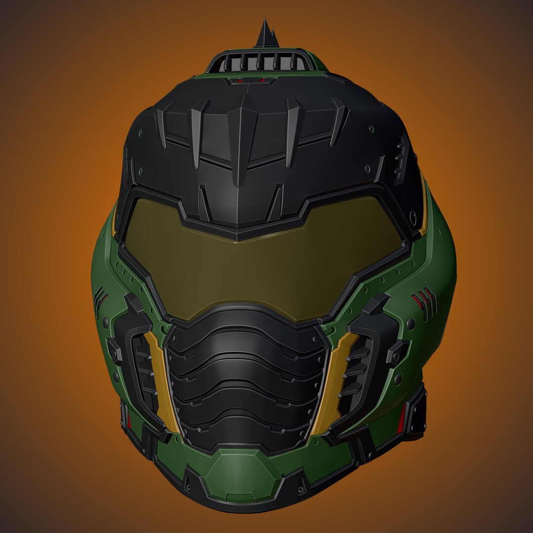 Doomguy Helmet From Doom:the Dark Ages/ STL FILE for PRINTING - Etsy