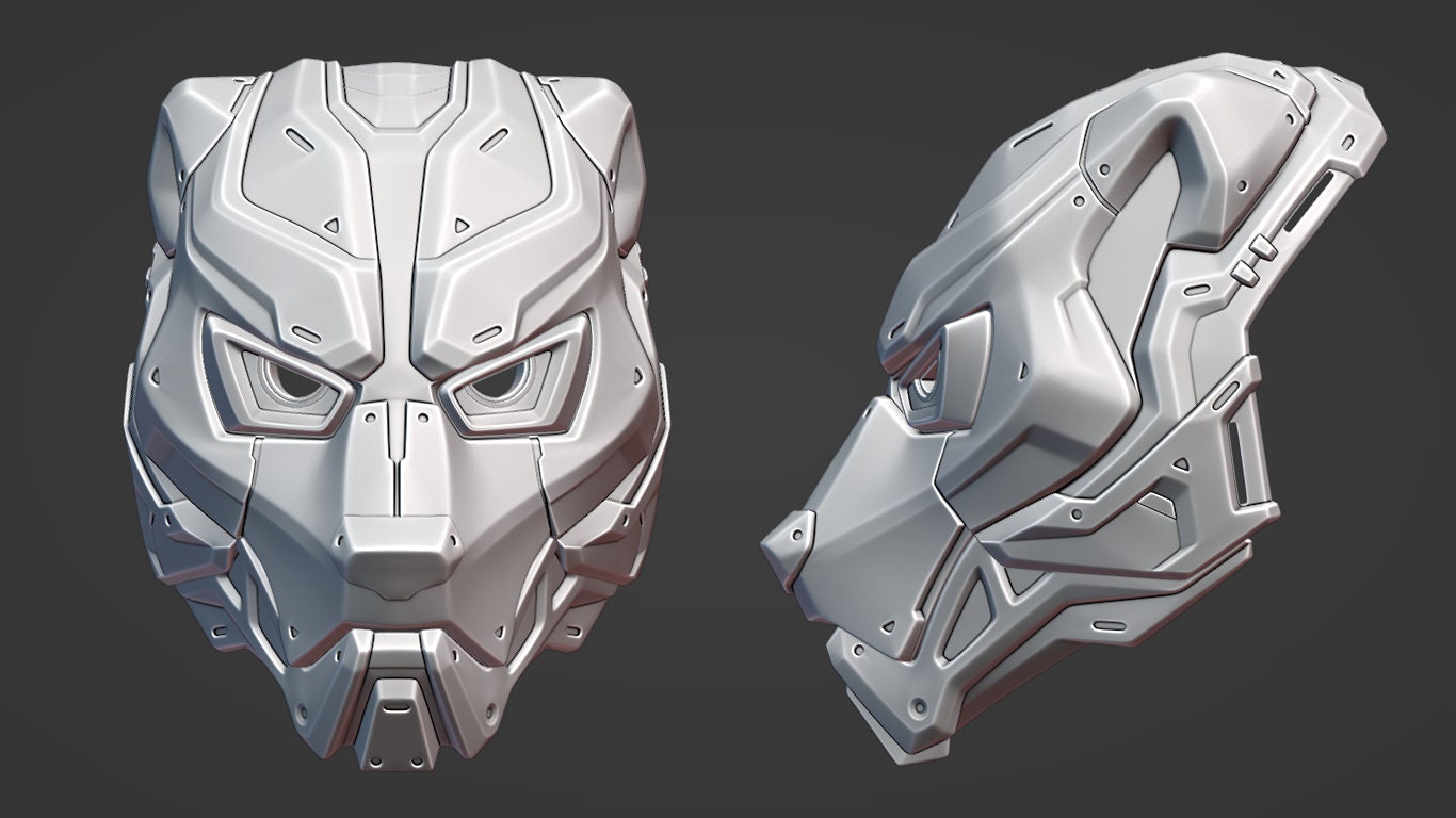 Evo Bear- Cosplay Sci-fi Mask / STL FILE for Printing - Etsy