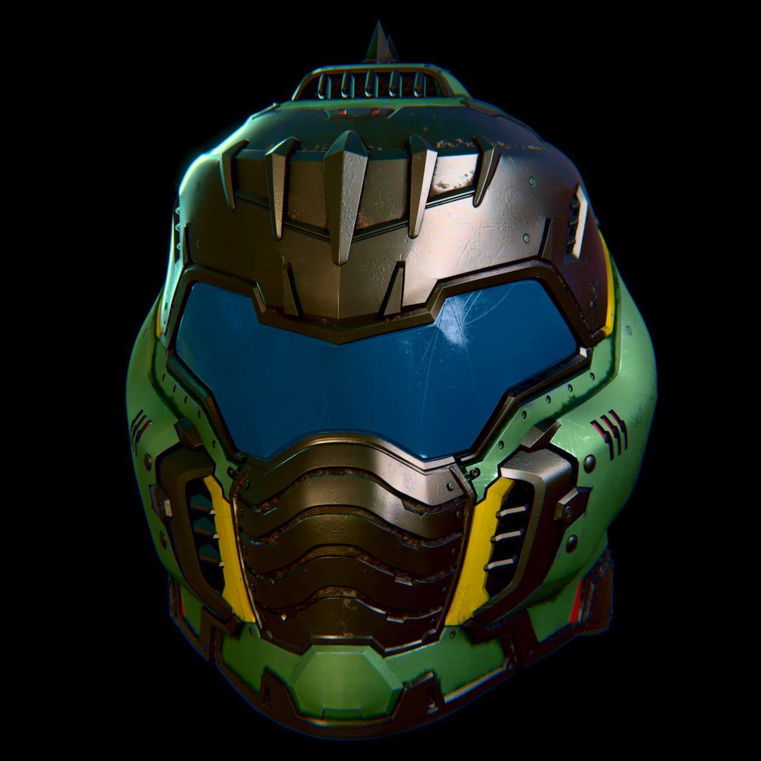 Doomguy Helmet From Doom:the Dark Ages/ STL FILE for PRINTING - Etsy