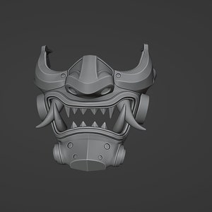 Oni Samurai Mask/ STL Printable File - Etsy