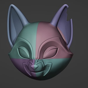 Wood Animal Mask From Kena: Bridge of Spirits (fanart)\stl FILE - Etsy