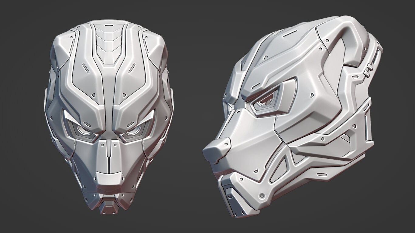 Evo Bear- Cosplay Sci-fi Mask / STL FILE for Printing - Etsy