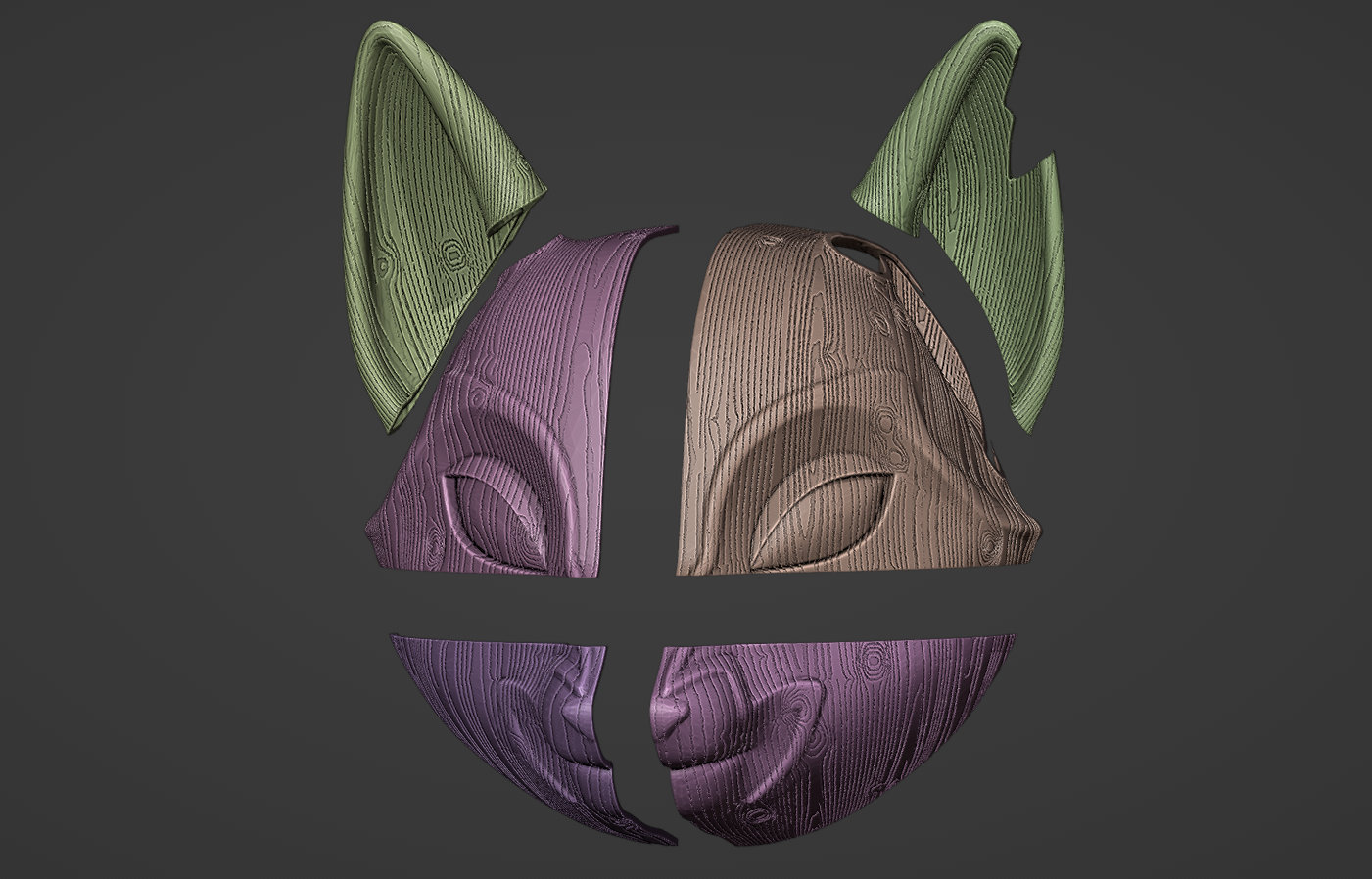 Wood Animal Mask From Kena: Bridge of Spirits fanartstl - Etsy