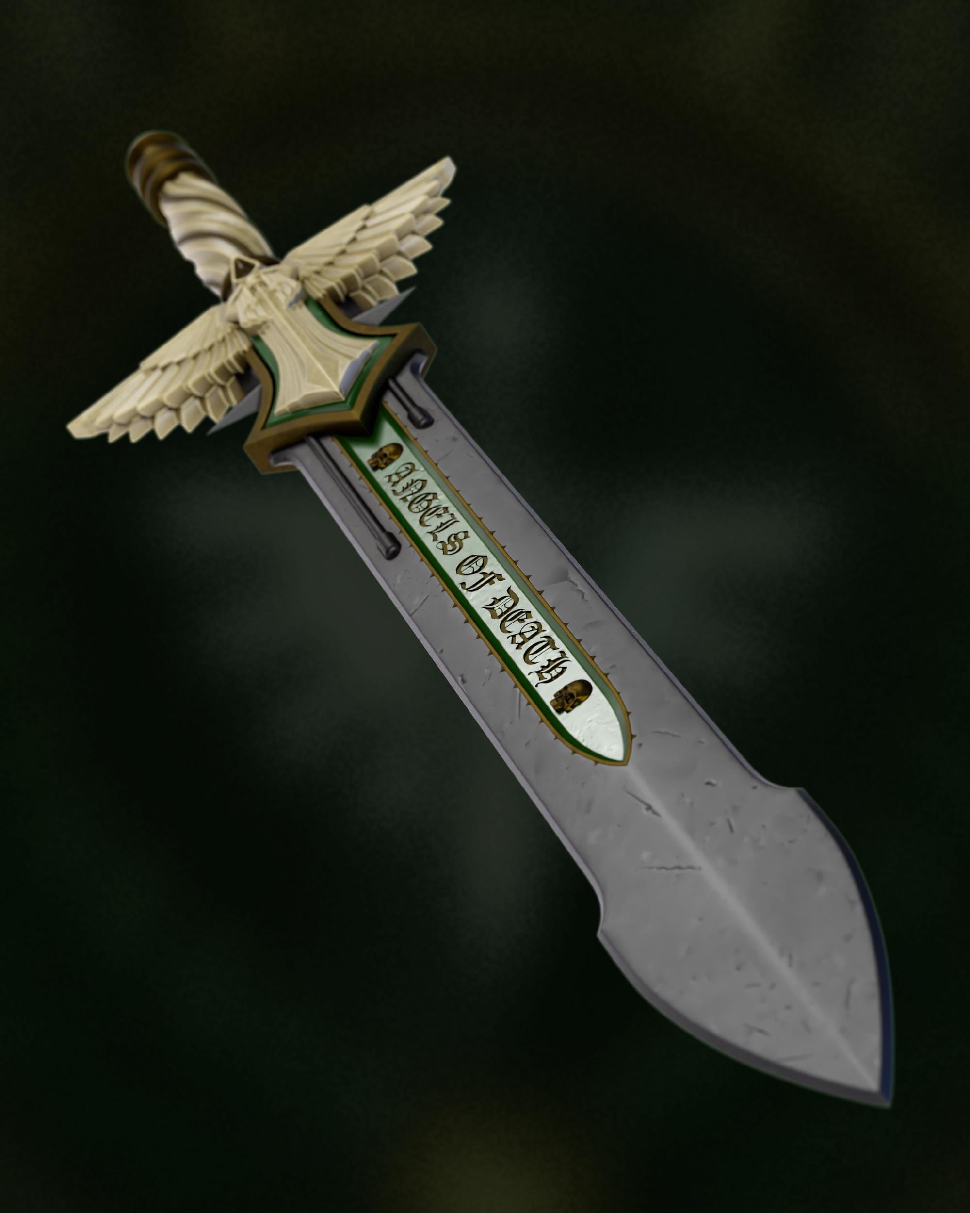 Dark Angels' Power Sword / STL FILE for Printing - Etsy