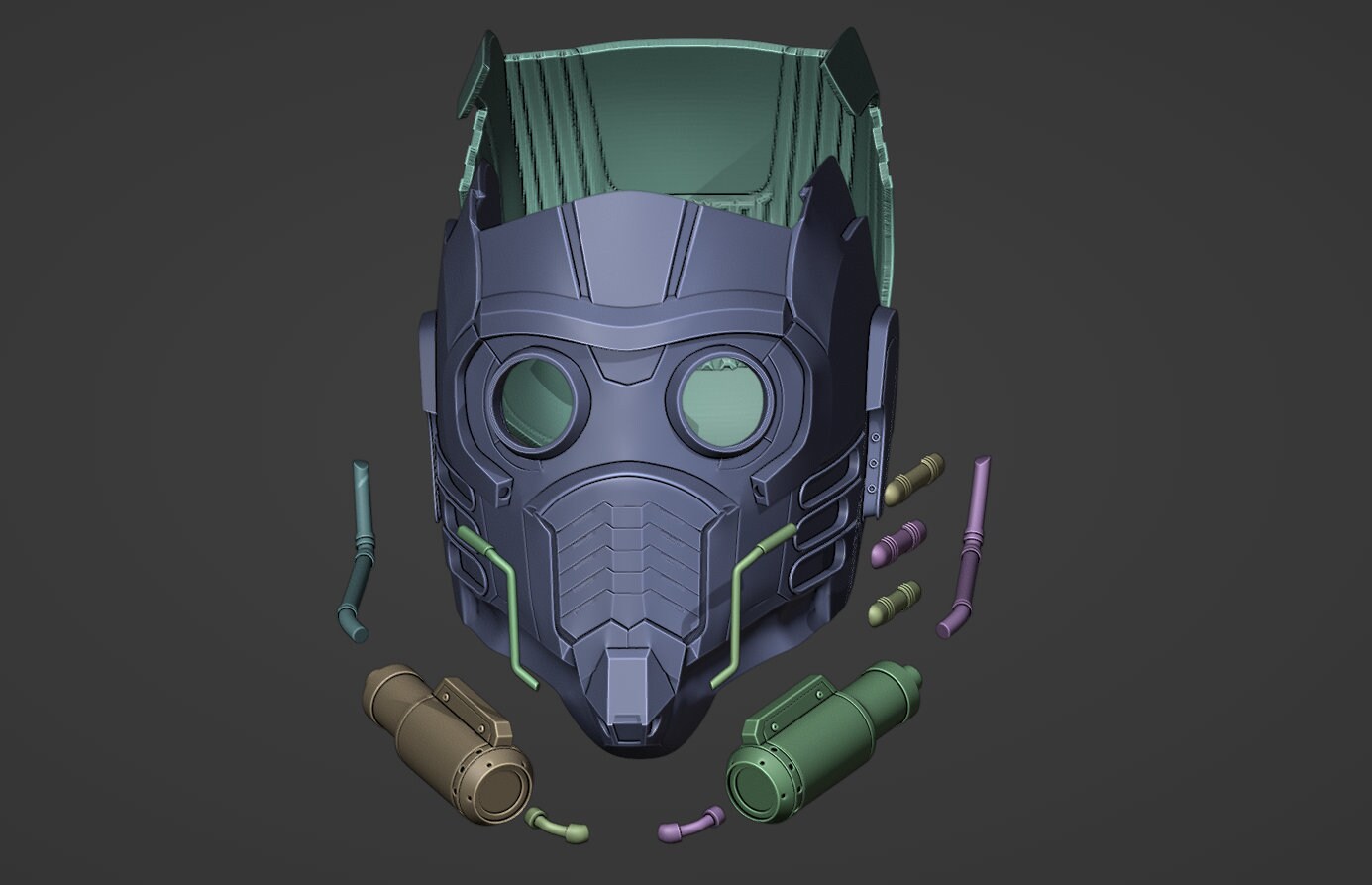 Star-lord Helmet From Guardians of the Galaxy - Etsy