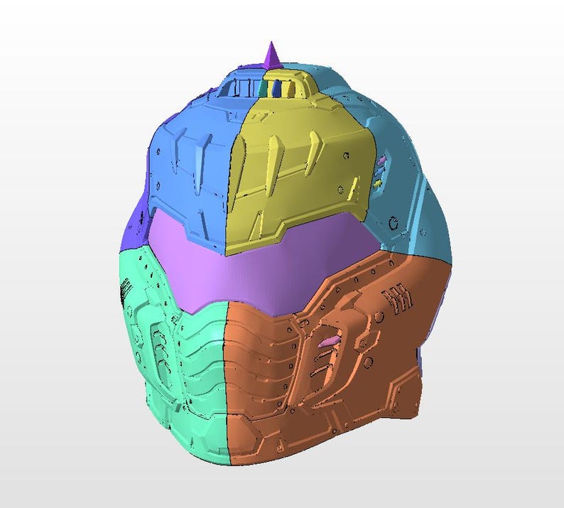 Doomguy Helmet From Doom:the Dark Ages/ STL FILE for PRINTING - Etsy