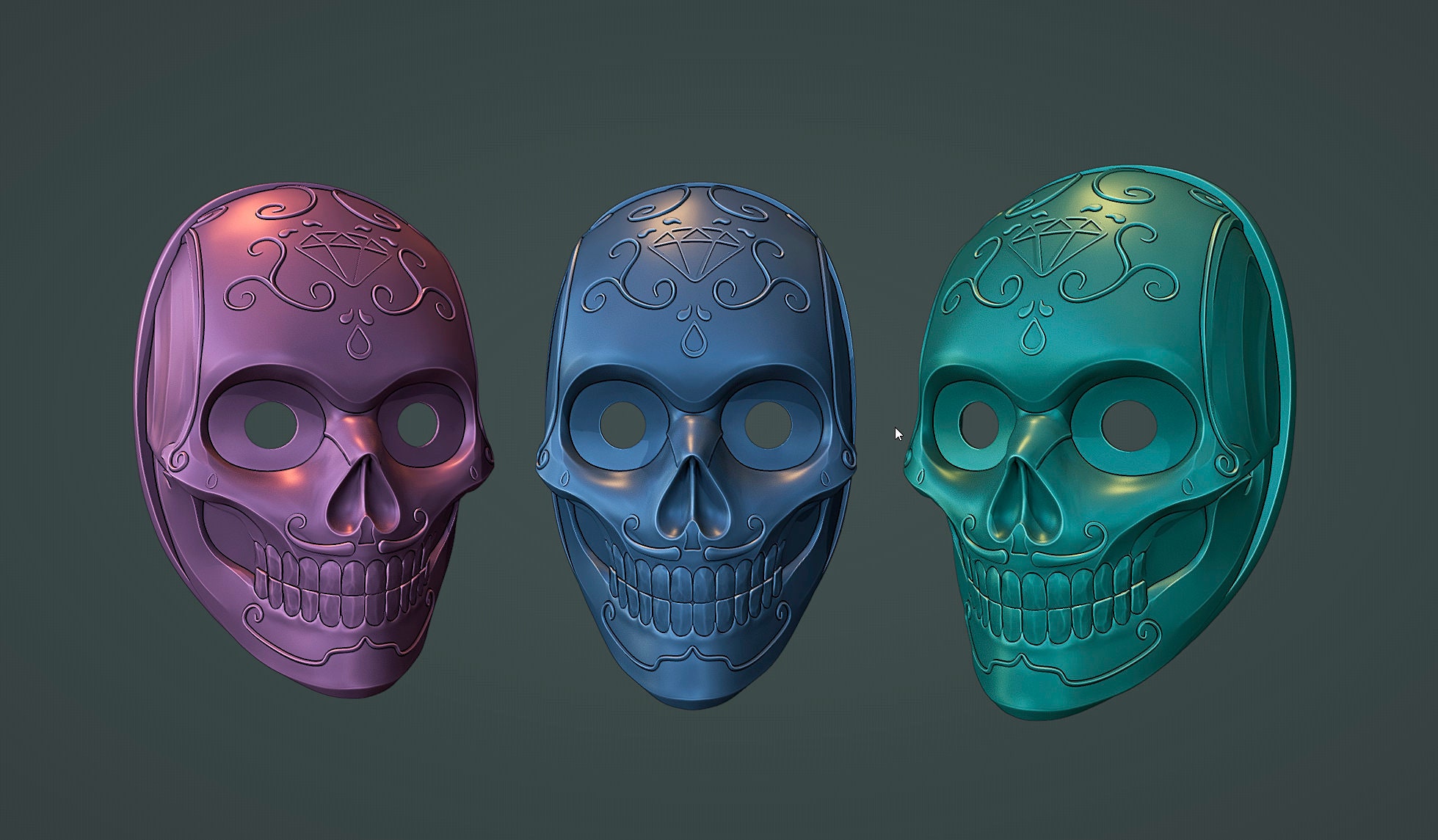 Full Face Skull Mask / STL File for Printing - Etsy