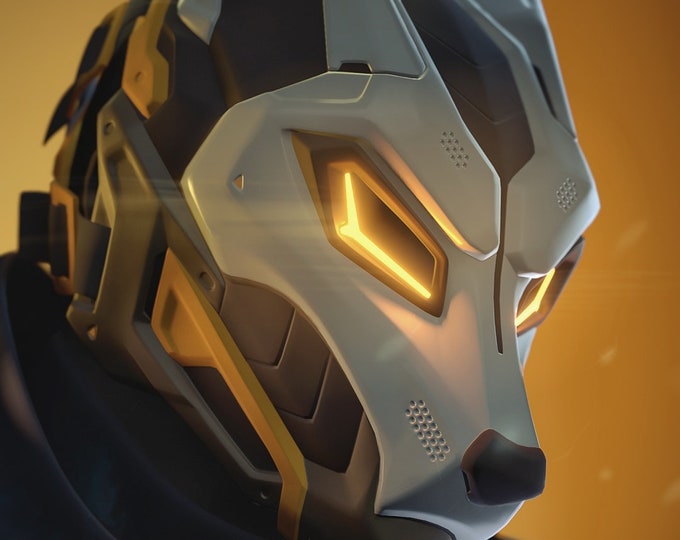 Neo Wolf Cosplay Mask - Etsy