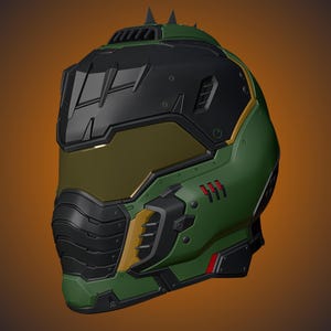 Doomguy Helmet From Doom:the Dark Ages/ STL FILE for PRINTING - Etsy