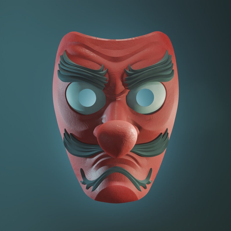 Tengu Mask 3D Printable Model - Etsy